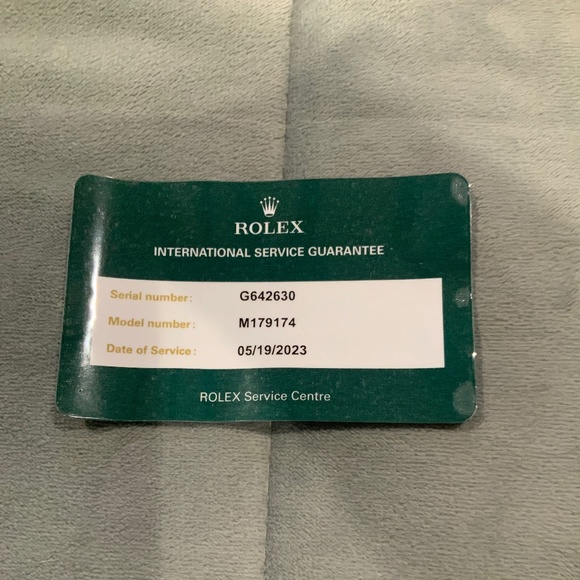 Rolex | Accessories | Rolex Serial Number G64263 | Poshmark